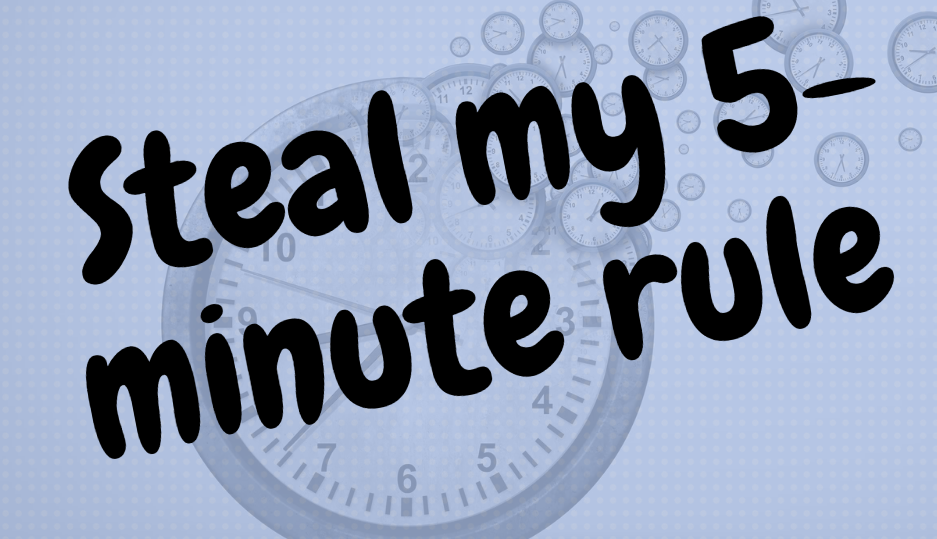 Steal my 5-minute rule ⏱️. Ever noticed how the hardest part of… | by ...