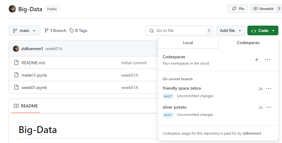 Installasi dan Konfigurasi Hadoop serta Struktur HDFS menggunakan Github Codespace | by Zidhan ...