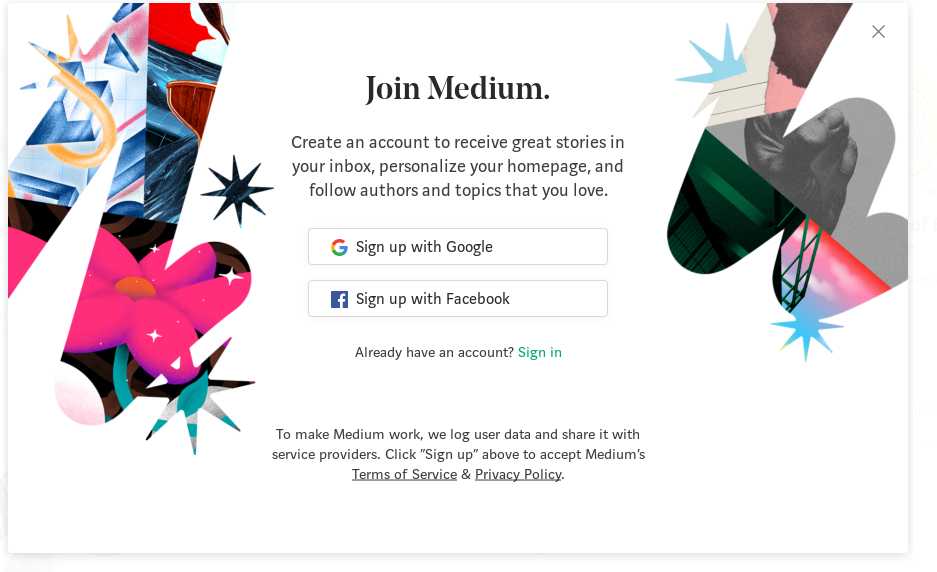 Creating a Medium Account NOT using Google nor Facebook | by Wilfrid ...