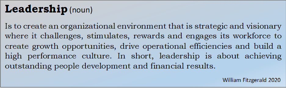 Leadership: A Business Environment Context | by William Fitzgerald | Medium