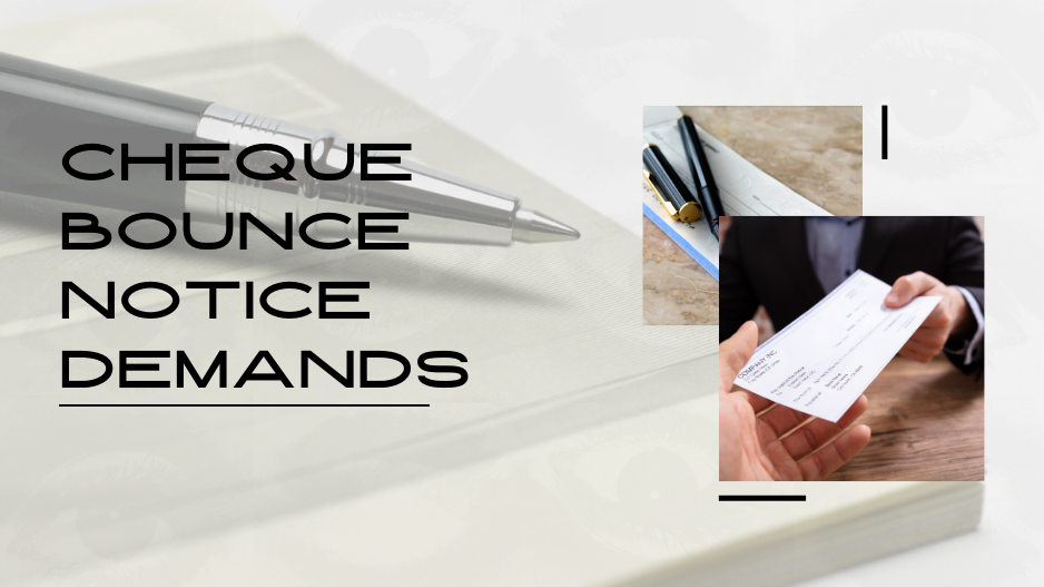 Cheque Bounce Notice Demands: Navigating the Legal Landscape | by Jason ...