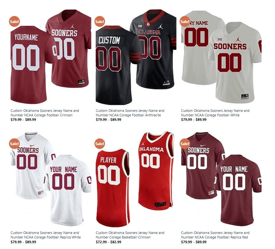 Score Big with a Custom Oklahoma Sooners Football Jersey | by Top Wow ...