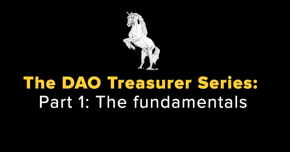 The DAO Treasurer Series: Part 1 — Fundamentals | by Alex Michelsen ...