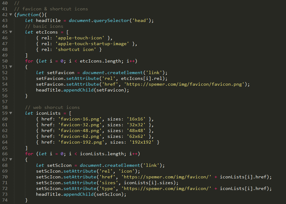 Set favicons with JavaScript. In a super easy and simple way for… | by Hyouk Seo | spemer | Medium