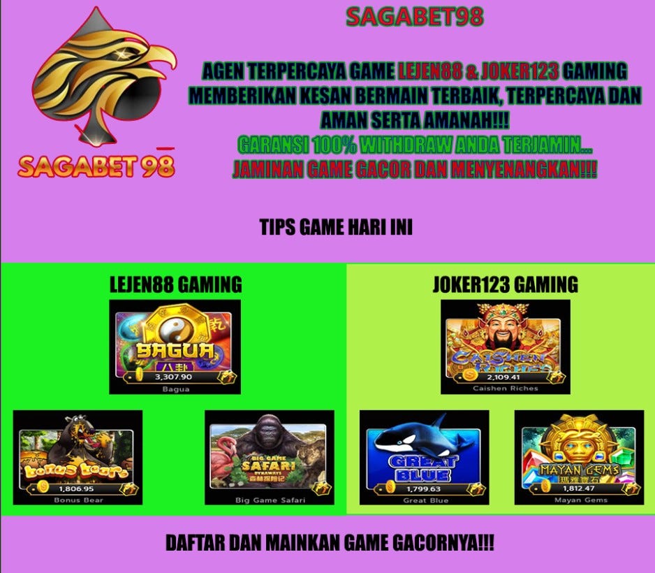 SAGABET98 SAGABET98 Tips game hari ini RTP game gacor - SAGABET - Medium