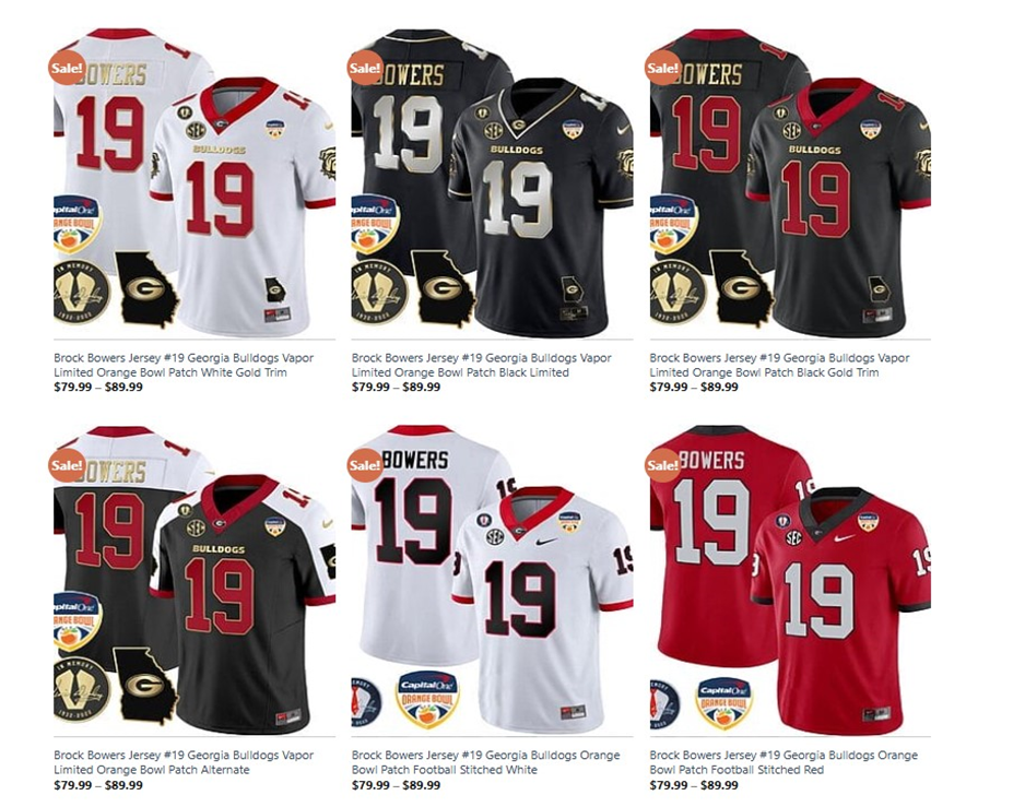 Celebrate Georgia’s National Championship Win with a Brock Bowers ...