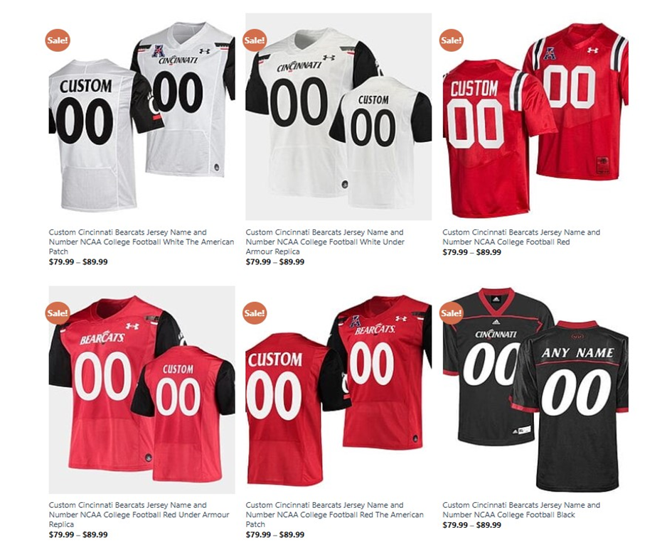 Make a Statement with a Custom Cincinnati Bearcats Football Jersey | by ...