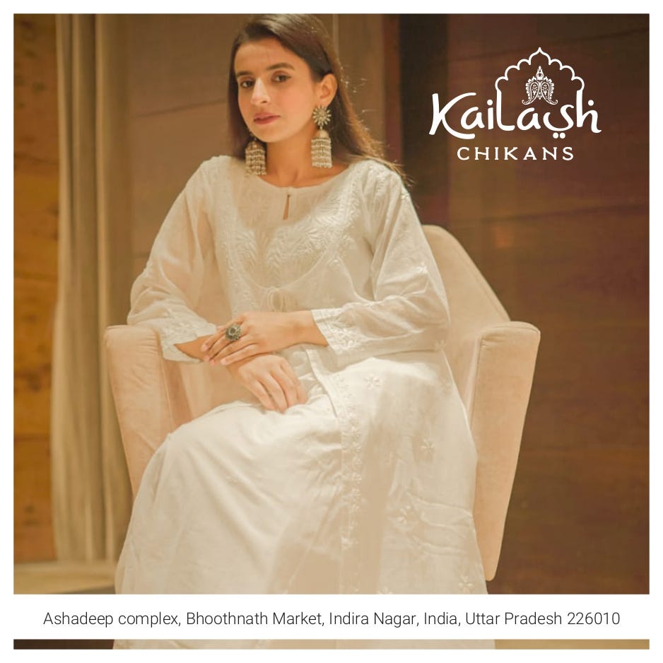 Best Chikankari Showroom in Indira Nagar | by Kailashchikansbhootnath | Medium