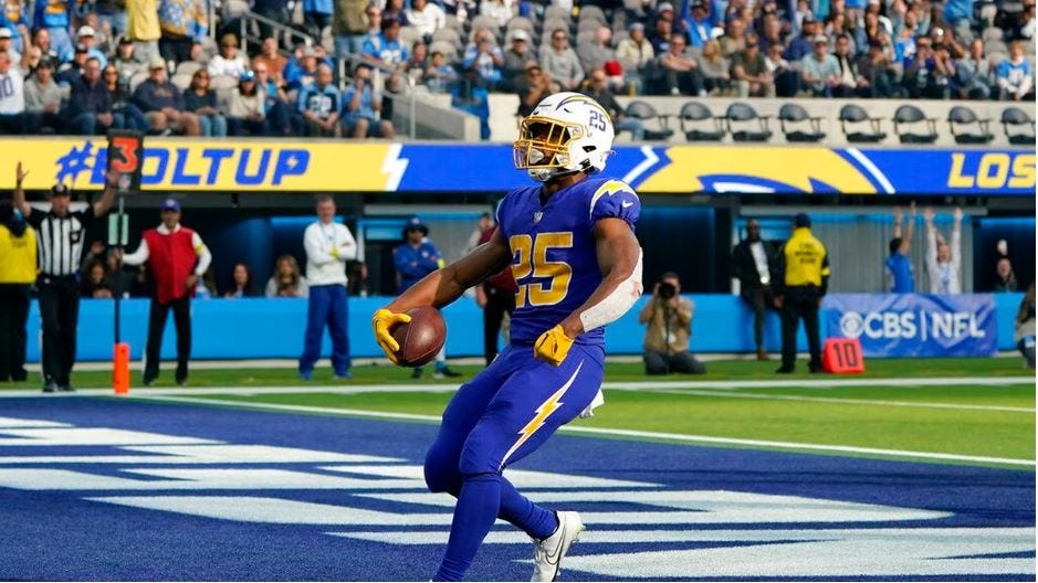 Start ’Em/Sit’Em: Week 2 Edition. LA Chargers RB Joshua Kelley | by Dropbackfantasy | Sep, 2023 ...