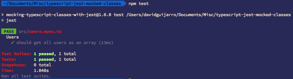 Mocking Typescript Classes With Jest By David Guijarro Medium