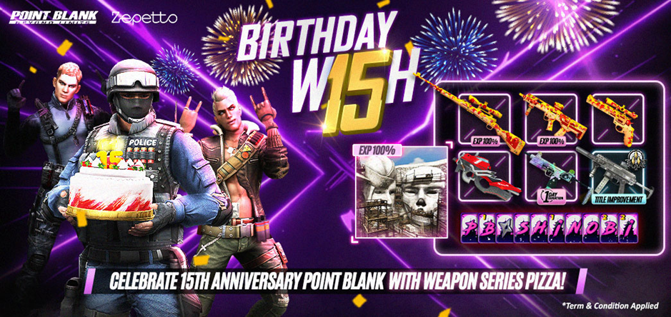 Point Blank Menawarkan Banyak Hadiah Menarik Sempena Anniversary Ke-15 ...