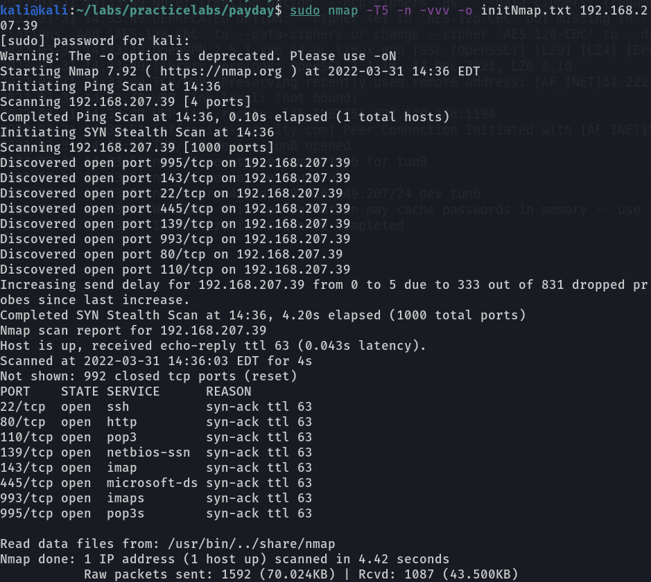 Offensive Security Proving Grounds Walk Through “Payday” | by Vivek ...