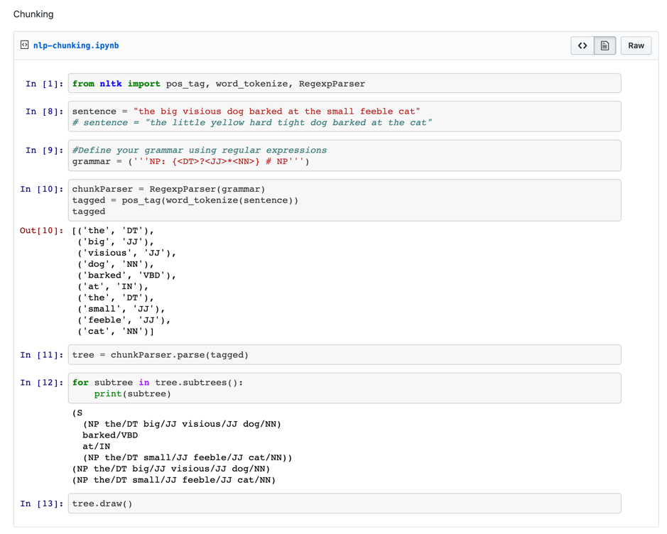 Introduction NLP with spaCy in Software Engineering Part 5 ( Chunking or Shallow Parsing) | by ...