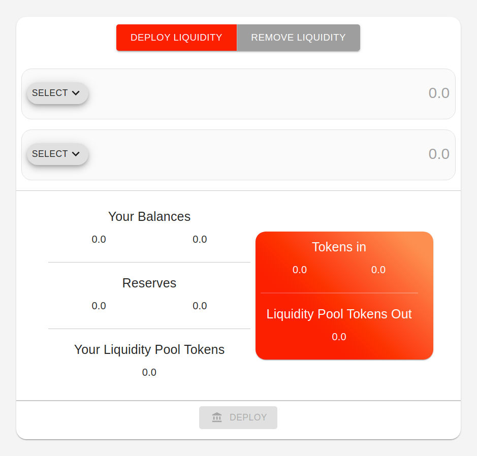 Uniswap interface liquidity functionality | Medium