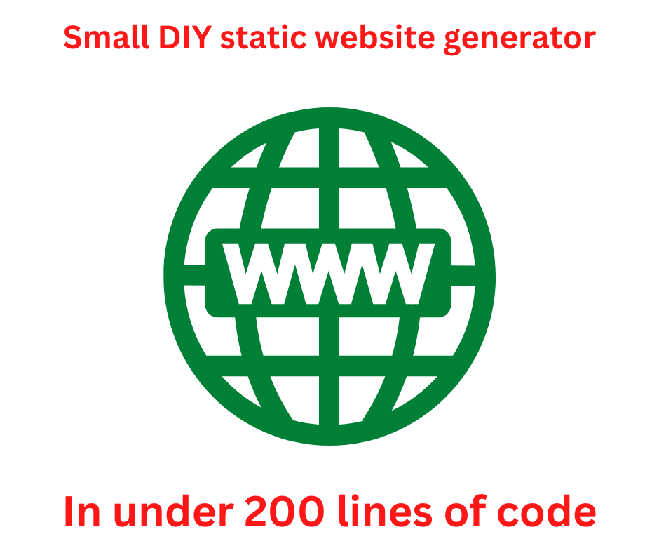 How to create a custom static website generator in 170 lines of code | by David Herron | ITNEXT