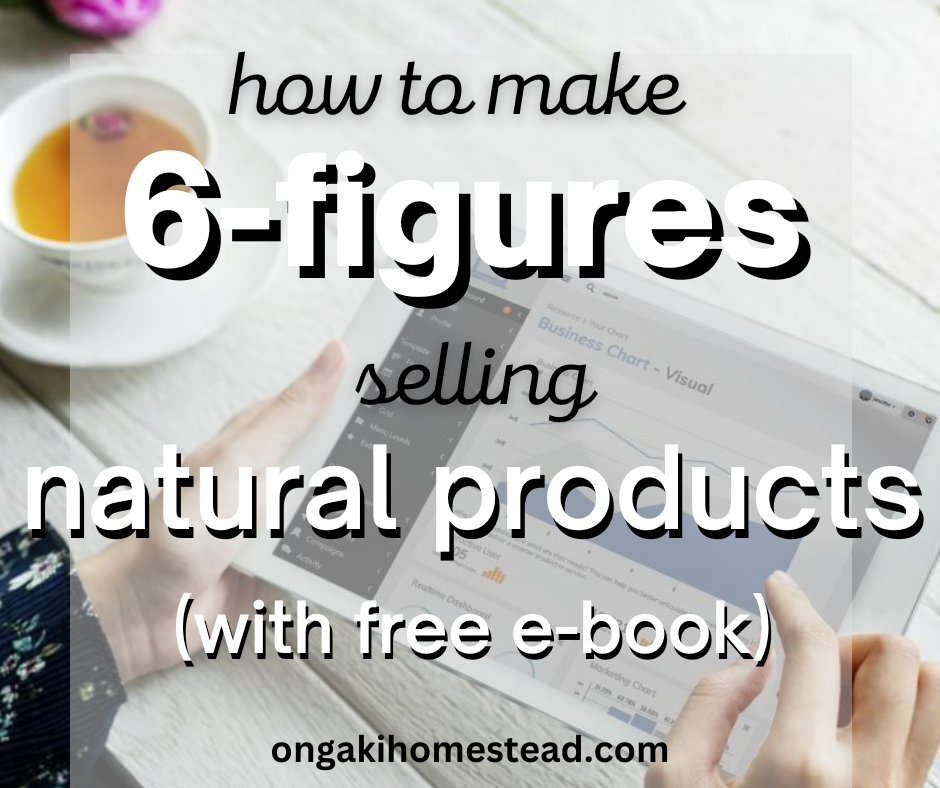 Tips For Making 6-Figures Selling Natural Products (with free e-book ...