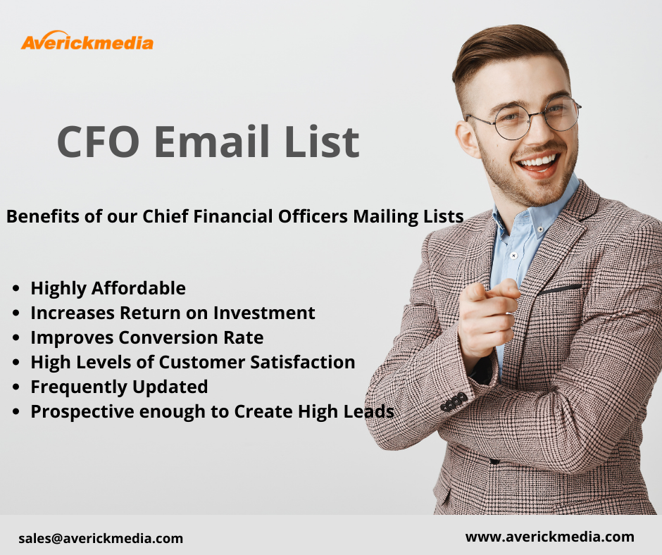 Get Best CFO Email List In US. Purchase a highly verified, authentic… | by Emilyjack | Medium