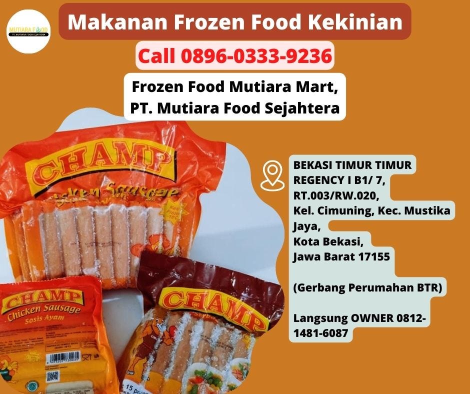 Makanan Frozen Food Kekinian, Call 0896–0333–9236, Frozen Food Mutiara ...