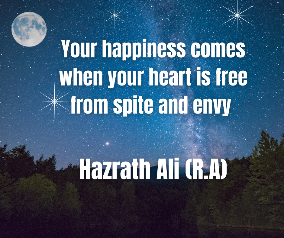 The true definition of happiness. Hazrath Ali (R.A) said Your happiness ...
