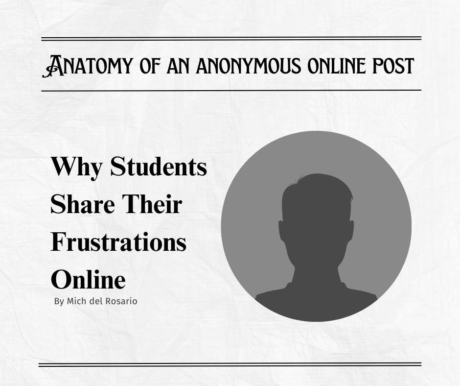 ANATOMY OF AN ANONYMOUS POST. When students feel unheard, their voice ...