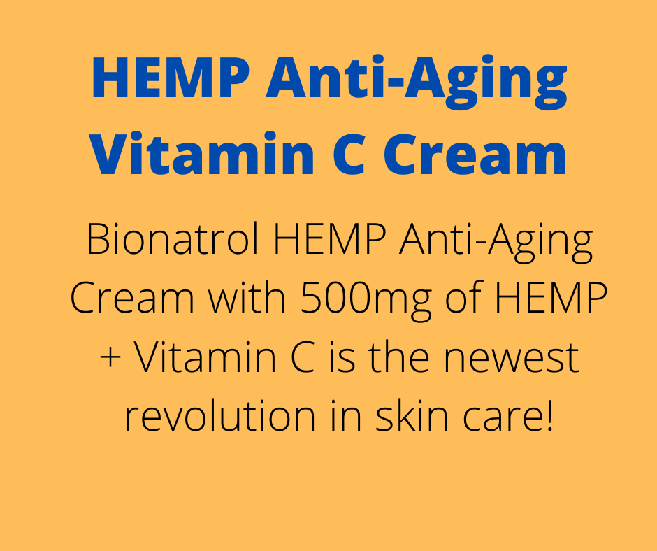 HEMP Anti-Aging Vitamin C Cream. COMPLETE ANTI-AGING SKINCARE Cream ...