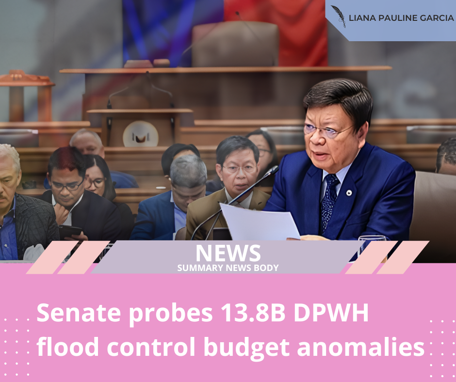 Senate probes 13.8B DPWH flood control budget anomalies | by Liana ...