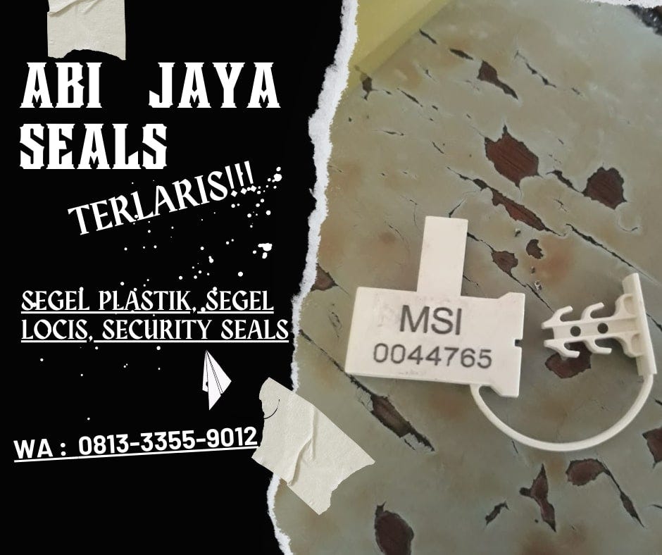 Toko Segel Plastik Segel Locis Harga Murah Kualitas Terbaik Di Sabu ...