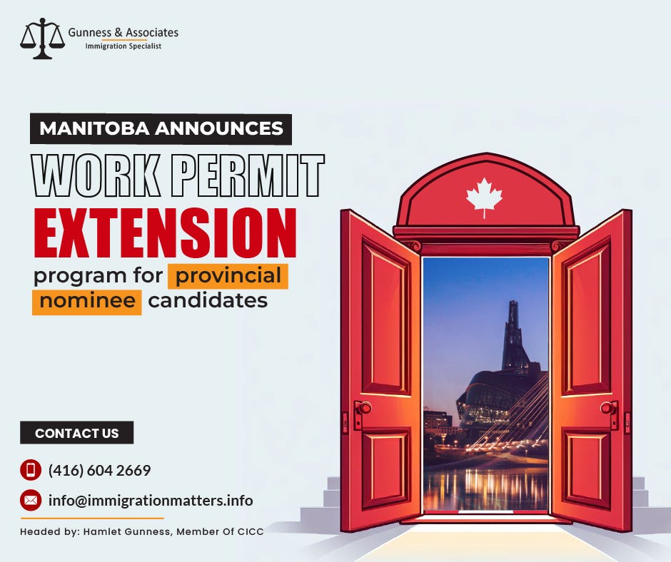 Manitoba Launches New Work Permit Extension Program for Provincial ...