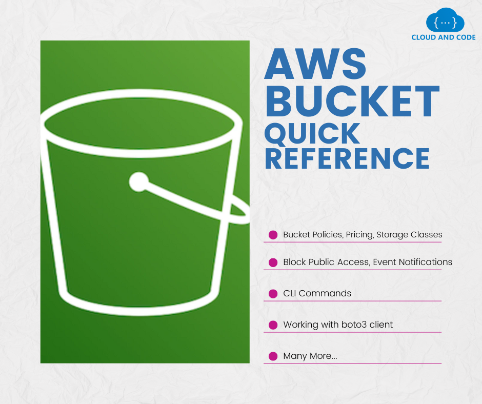 Aws S3 Quick Reference Guide Aws S3 Is A Scalable High Performance By Vishal Gupta Aws Tip