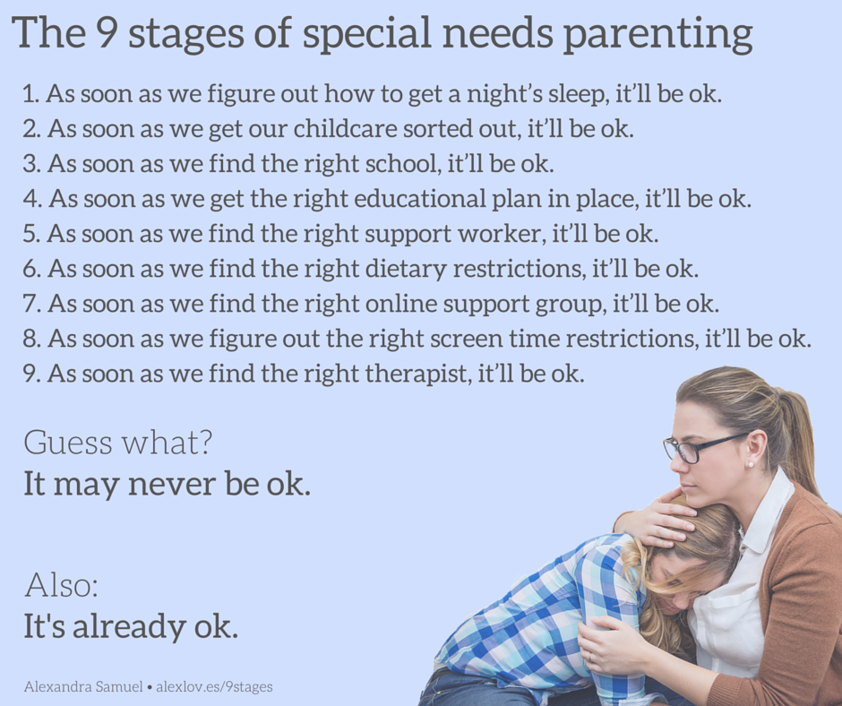 The 9 stages of special needs parenting | by Alexandra Samuel | Medium