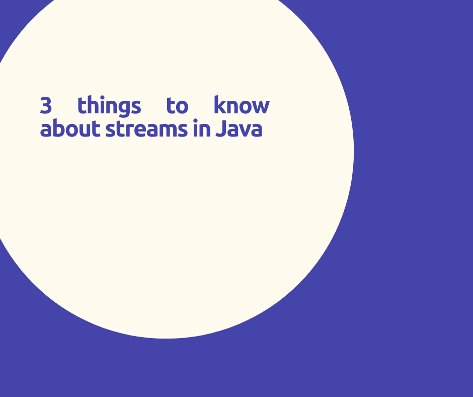3 things to know about streams in Java | by Mohammed Taoufik Lahmidi ...