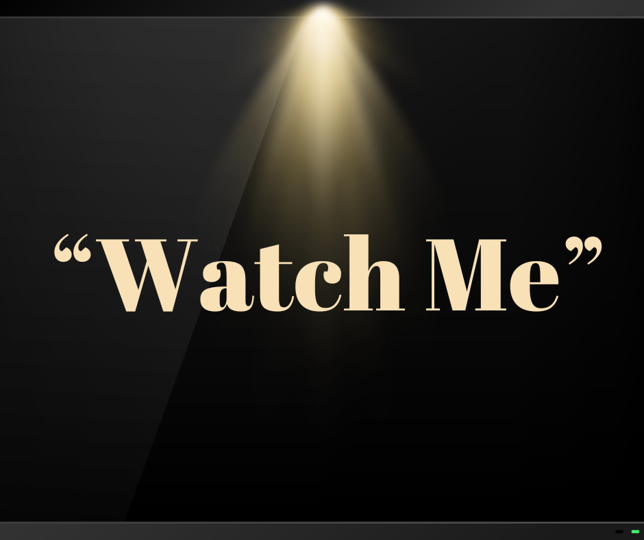 “Watch Me”. “Never be afraid to be different, never… | by LRL | Medium