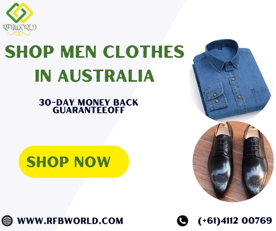 Buy Men’s Clothes Online in Australia - Rfb World - Medium