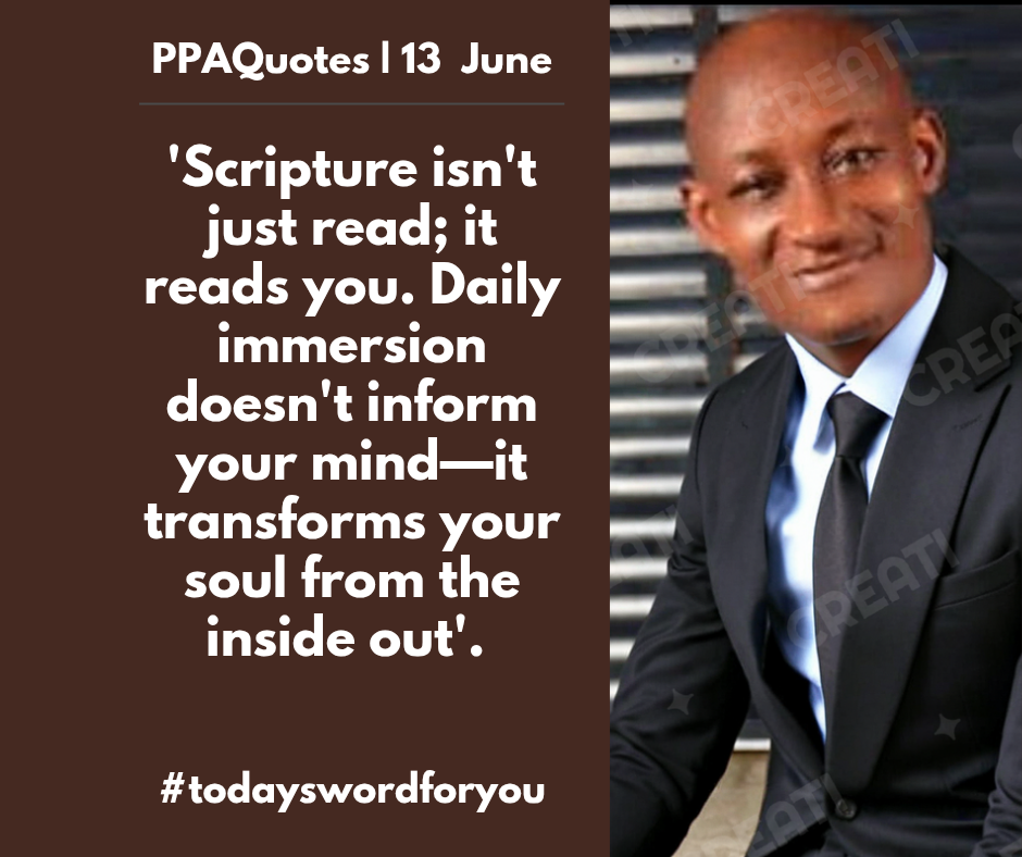 Today's Word for You Devotional | Friday 13 June | What Unfolds in ...
