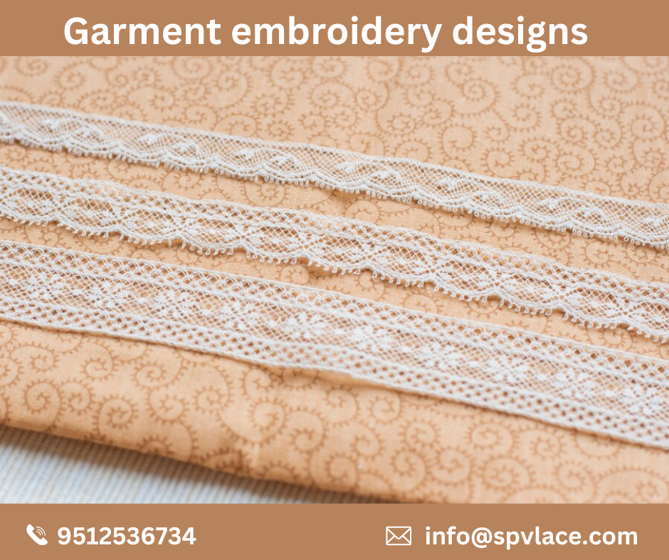 Garment Embroidery Designs with SP Laces | by sp lace | Jul, 2024 | Medium