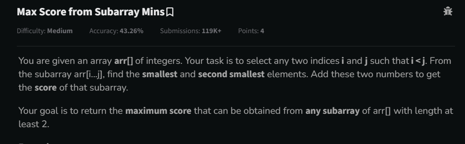 Max Score from Subarray Mins — A Greedy Observation That Beats Brute ...