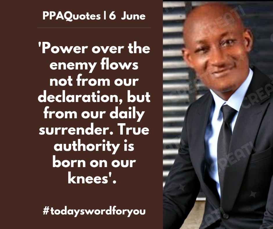 Today's Word for You Devotional | Friday 6 June | Why Powerless Before ...