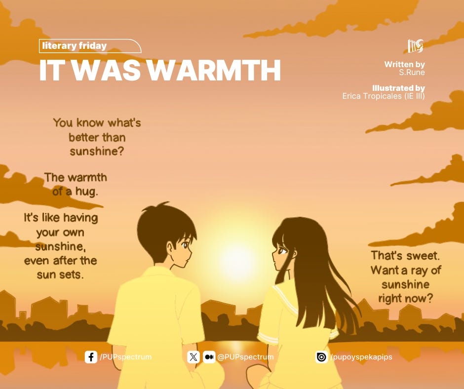 It Was Warmth. For a while now, I’ve been thinking… | by The ...