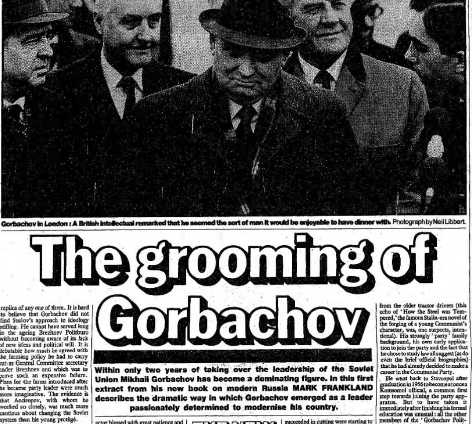 Mikhail Gorbachov / Gorbachev — In Russia Mandela Affects you! | by ...