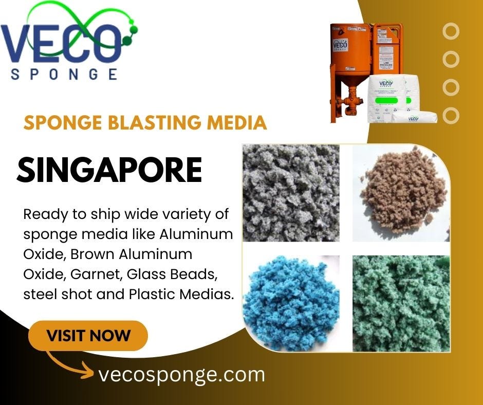 Top Sponge Blasting Media in Singapore with Veco Sponge - Veco Sponge ...