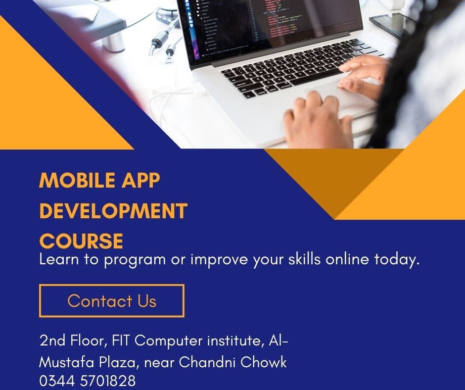 Mobile App Development Course In Rawalpindi & Islamabad - FIT Computer ...