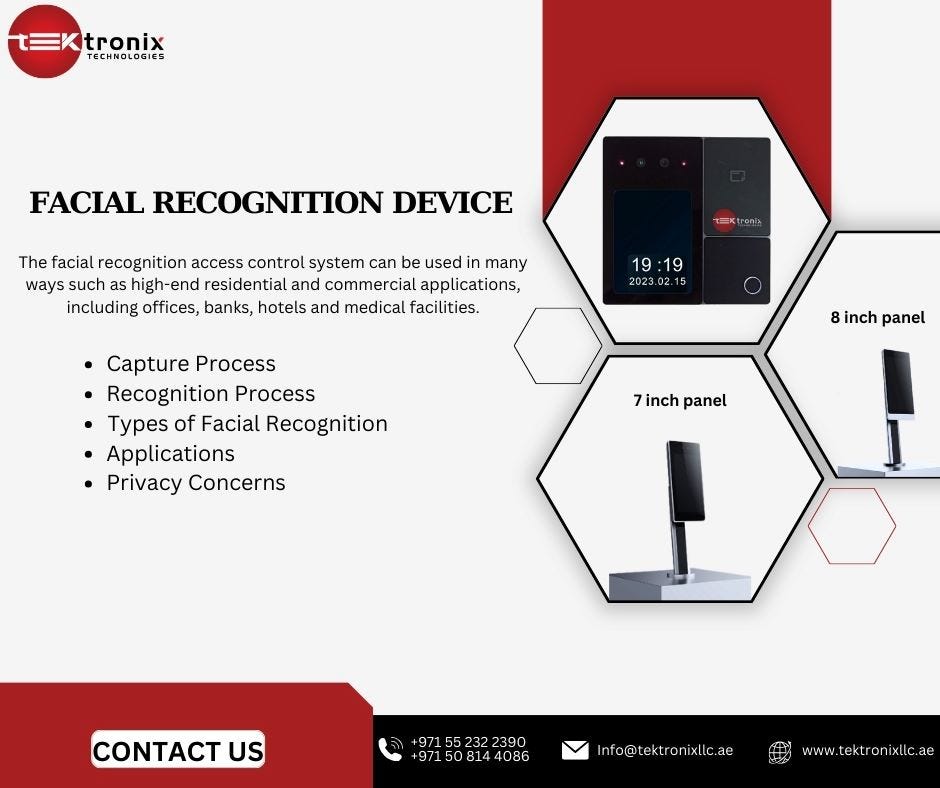 Facial Recognition Device For Attendance Made By Tektronix Technologies In Jeddah Riyadh And