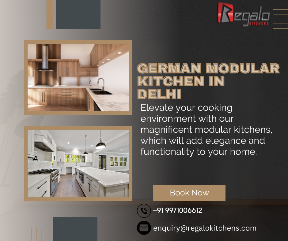 German Modular Kitchen In Delhi | Regalo Kitchens - Itnseo - Medium