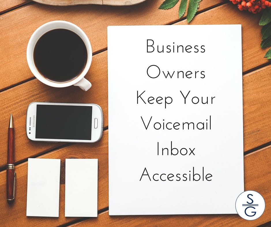 Business Owners Keep Your Voicemail Inbox Accessible | by Seth ...