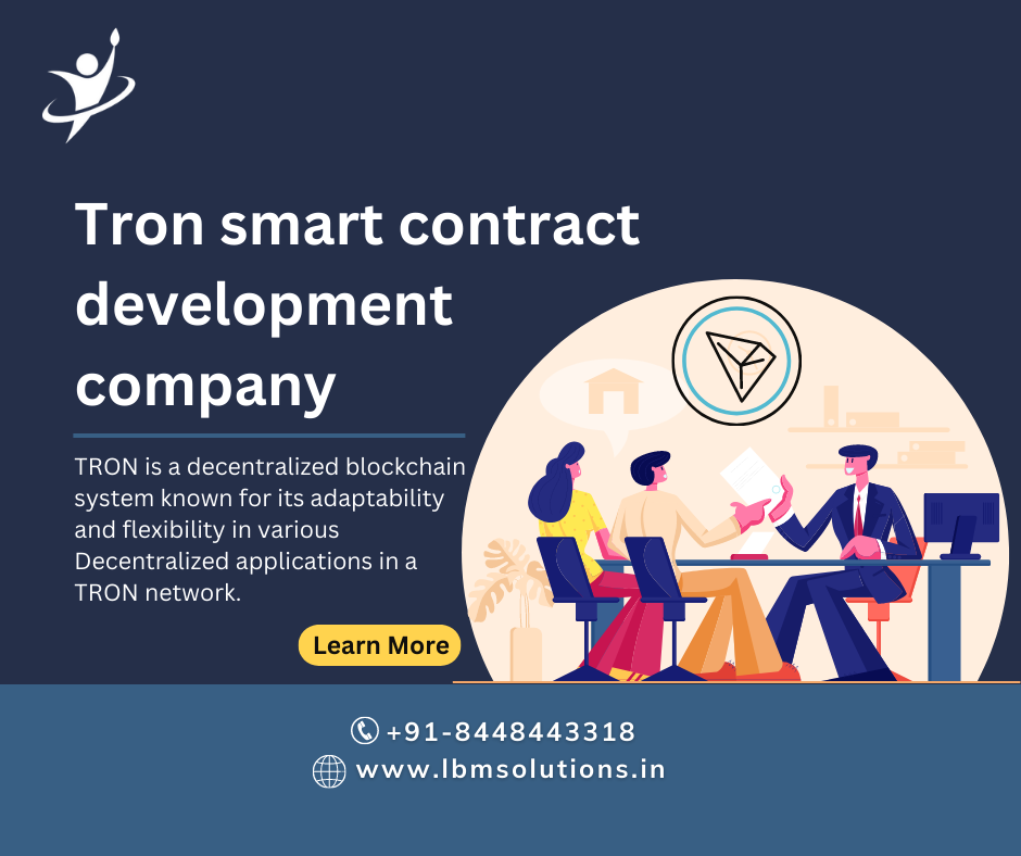 Tron Smart Contract Development Company. - Ritika Oberoi - Medium