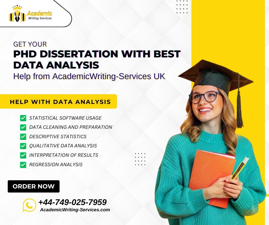 PhD Dissertation with Best Data Analysis - Usamashoukat - Medium
