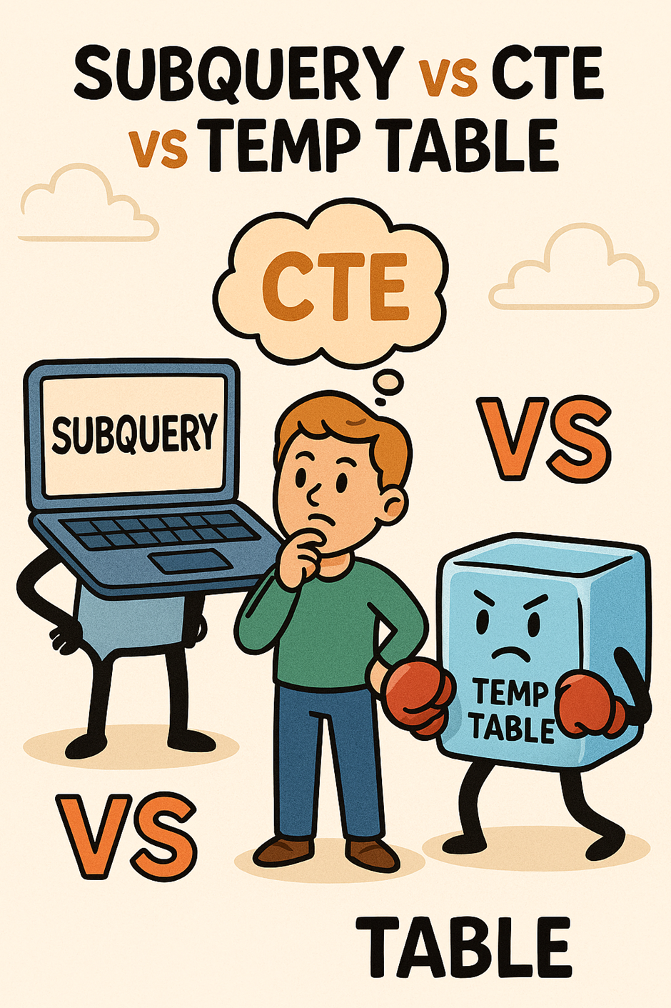 Subquery vs CTE vs Temp Table: The Interview Trap Question | by Aryan ...