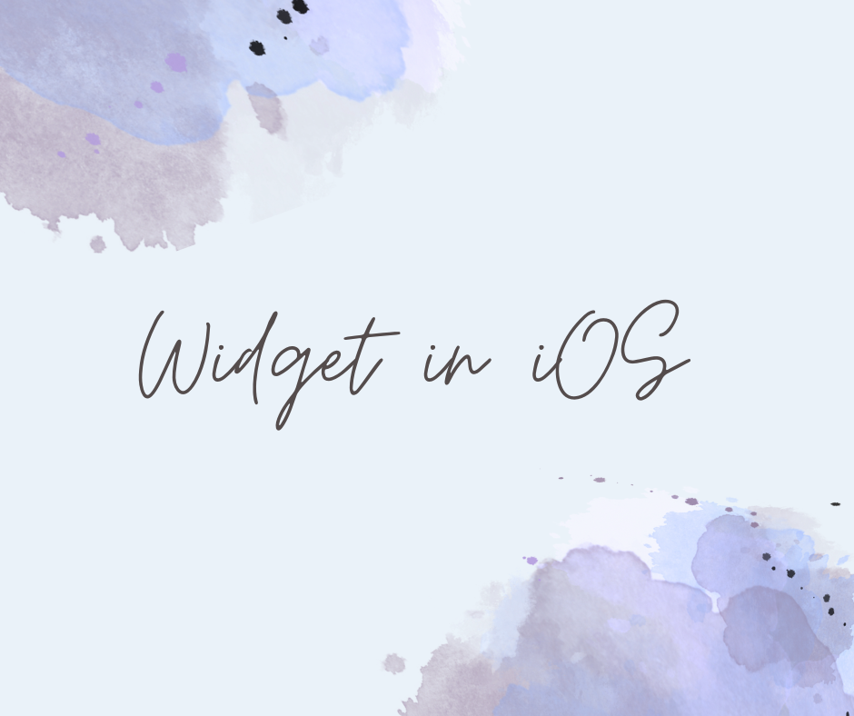 Widget in iOS. Widgets display relevant, glanceable… | by Mukesh Shakya ...