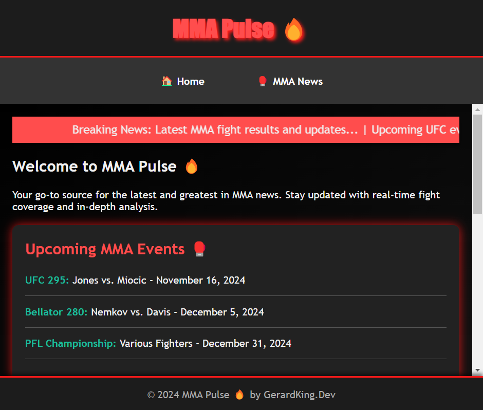 MMA Pulse 🔥 | Ultimate Fight News | by Aardvark Infinity | Aardvark ...