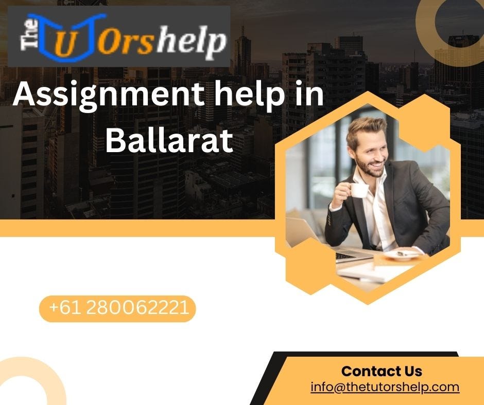 Assignment help in Ballarat. Ballarat Assignment Help: Achieve… | by Adomlarajoe | Jun, 2024 ...